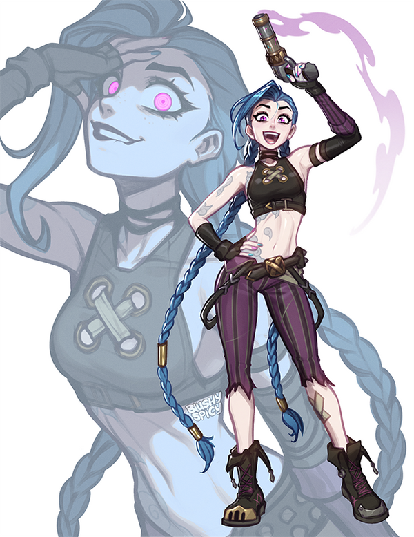 [Print] Arcane Jinx Sketch – SpicySweets